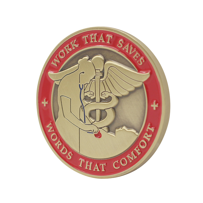 Custom blank lucky challenge coin