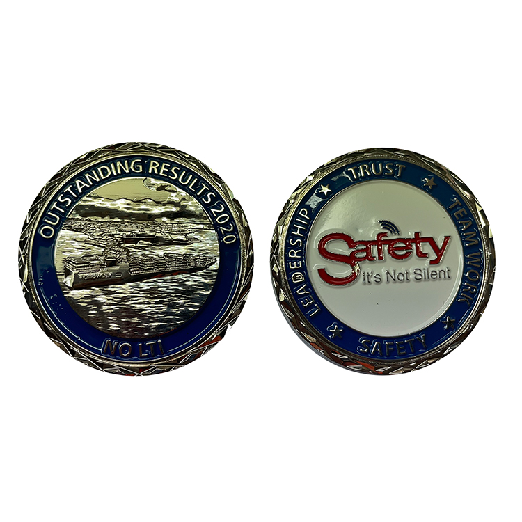 Customized gold, silver and copper 3D metal challenge coin