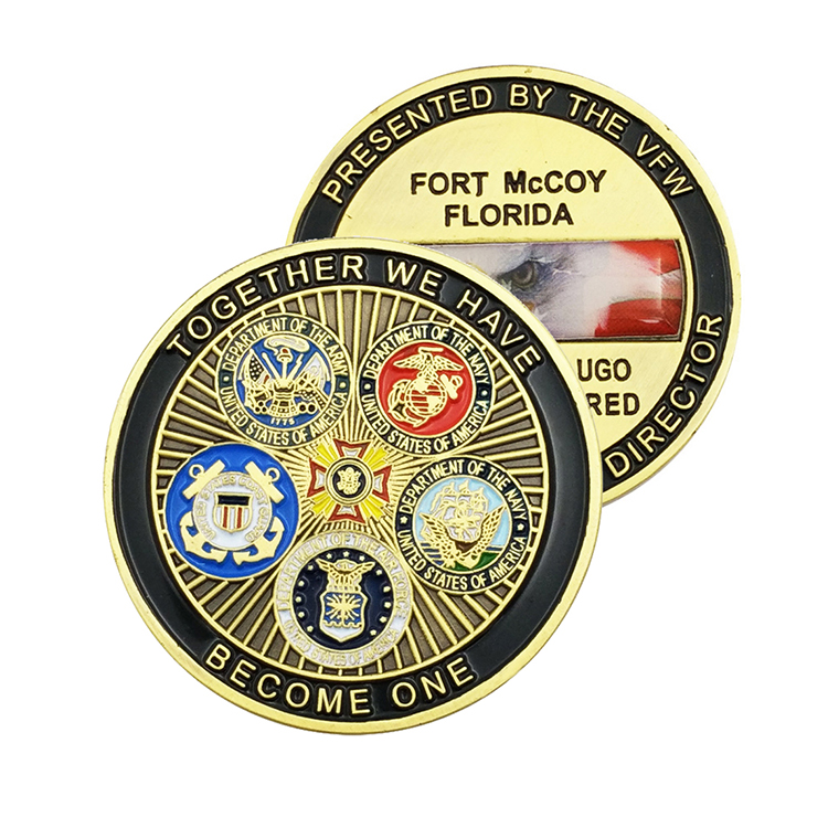 Custom souvenir soft enamel challenge coin