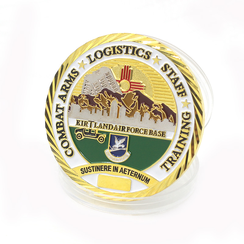 Custom blank lucky challenge coin