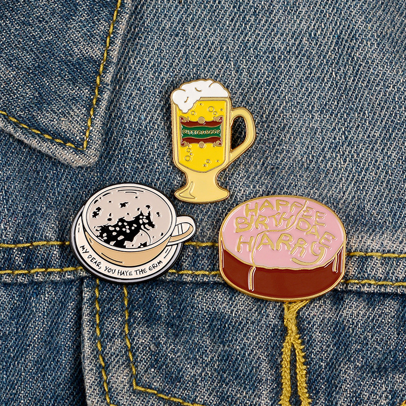Butter Beer Enamel Pin Personalization