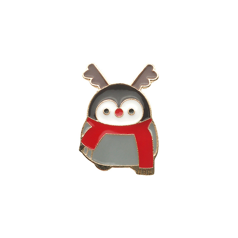Animal series brooch penguin enamel pin
