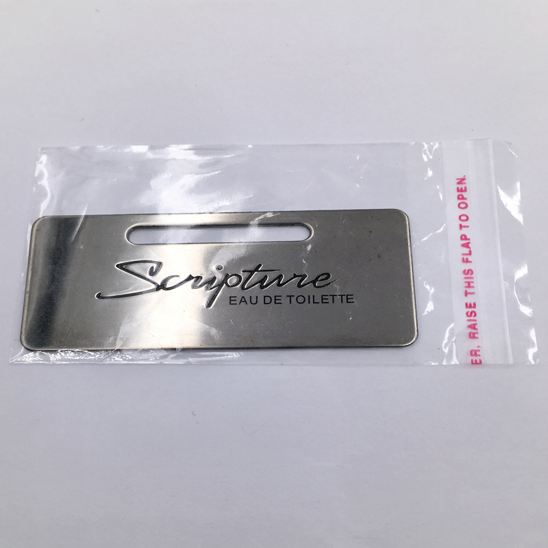 Badge stainless steel label name plate