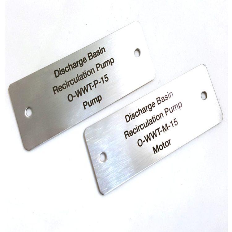 Stainless steel logo metal name plates
